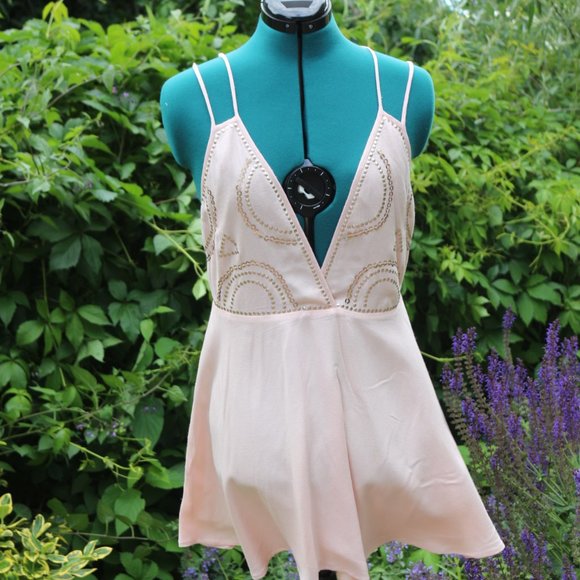 Misty Gal | Dresses | Misty Gal Soft Ping Tank Style With Studded ...